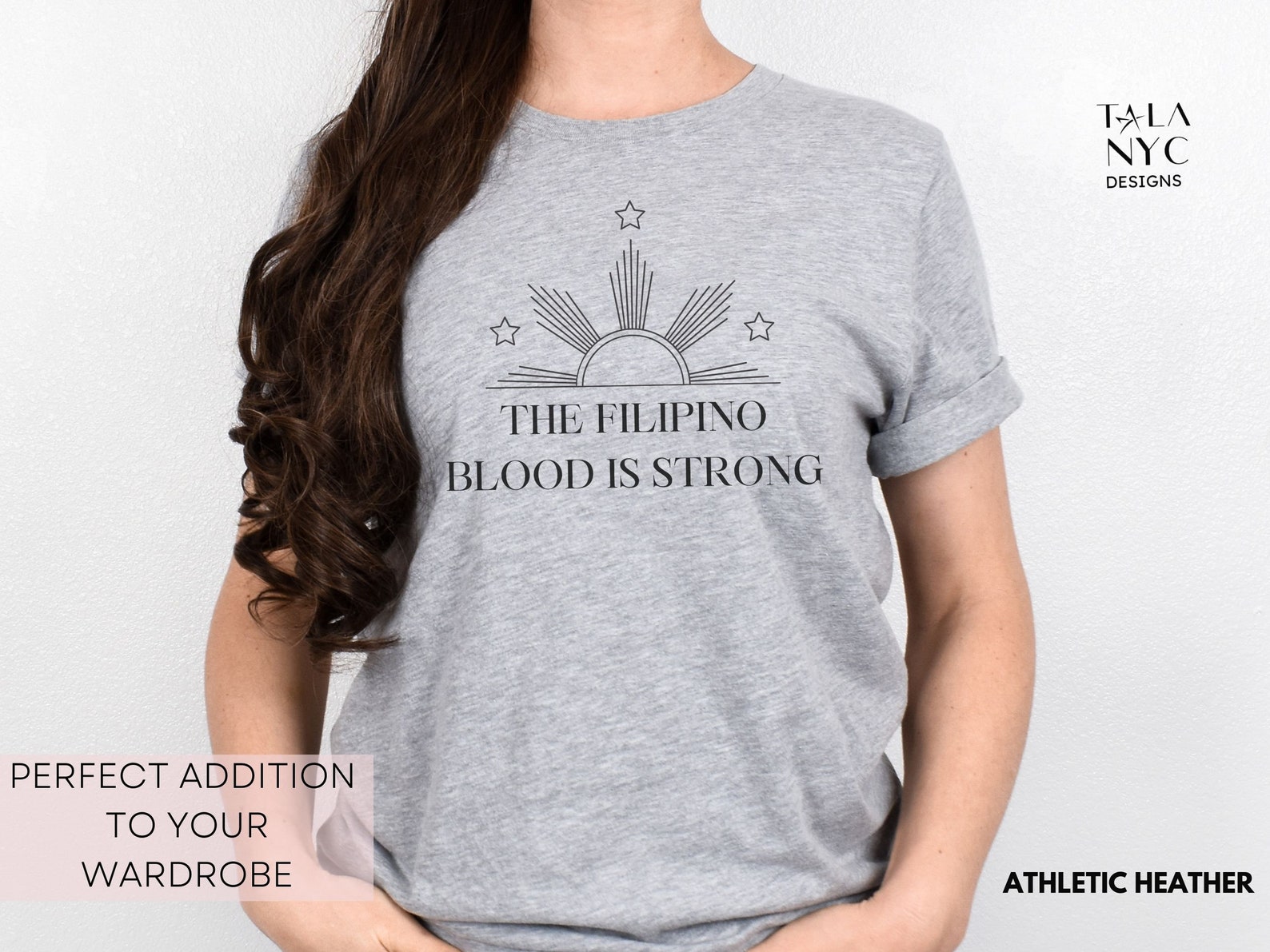Filipino Shirt the Filipino Blood is Strong Shirt, Philippines Tee, Fil ...