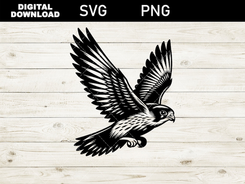 Falcon SVG & Png File, Falcon Svg, Bird Svg Png, Falcons Svg Mascot ...
