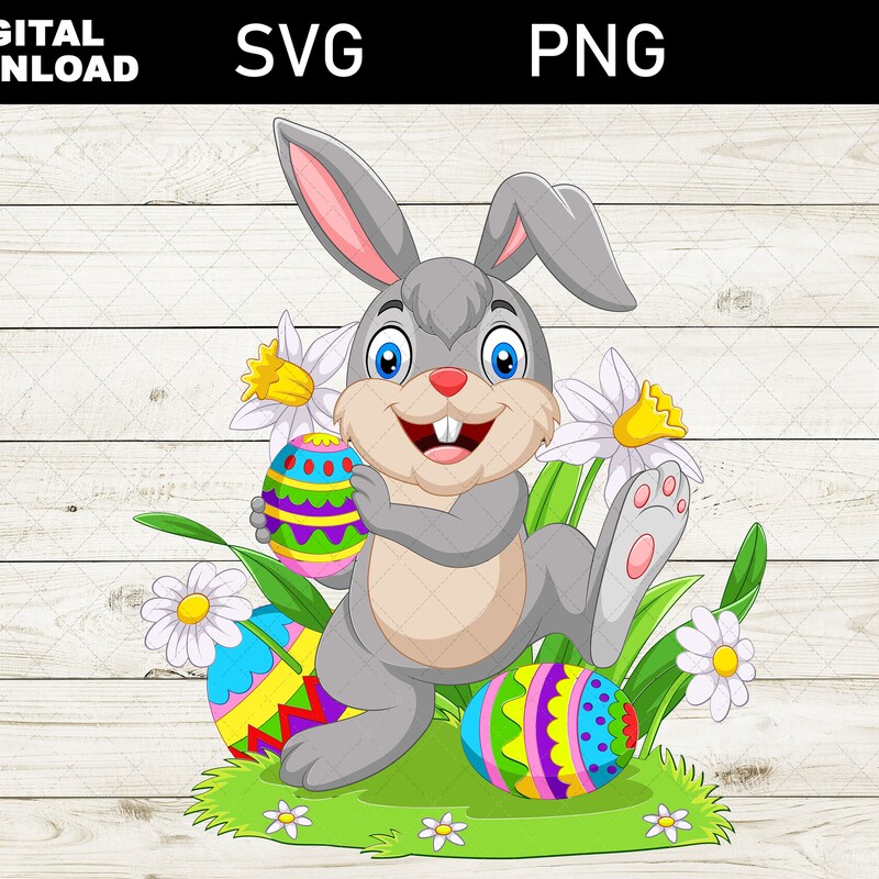 Floral Rabbit Svg - Etsy