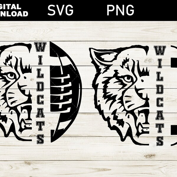 Wildcat Svg - Etsy