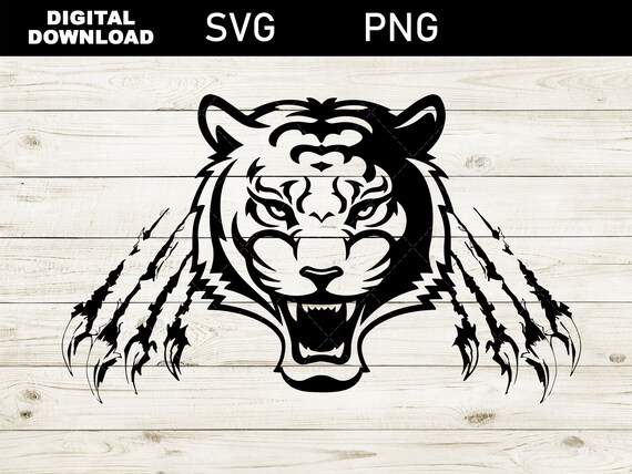 Tigers Svg Tiger Svg Tigers Mascot Svg Tigers Png Tigers - Etsy