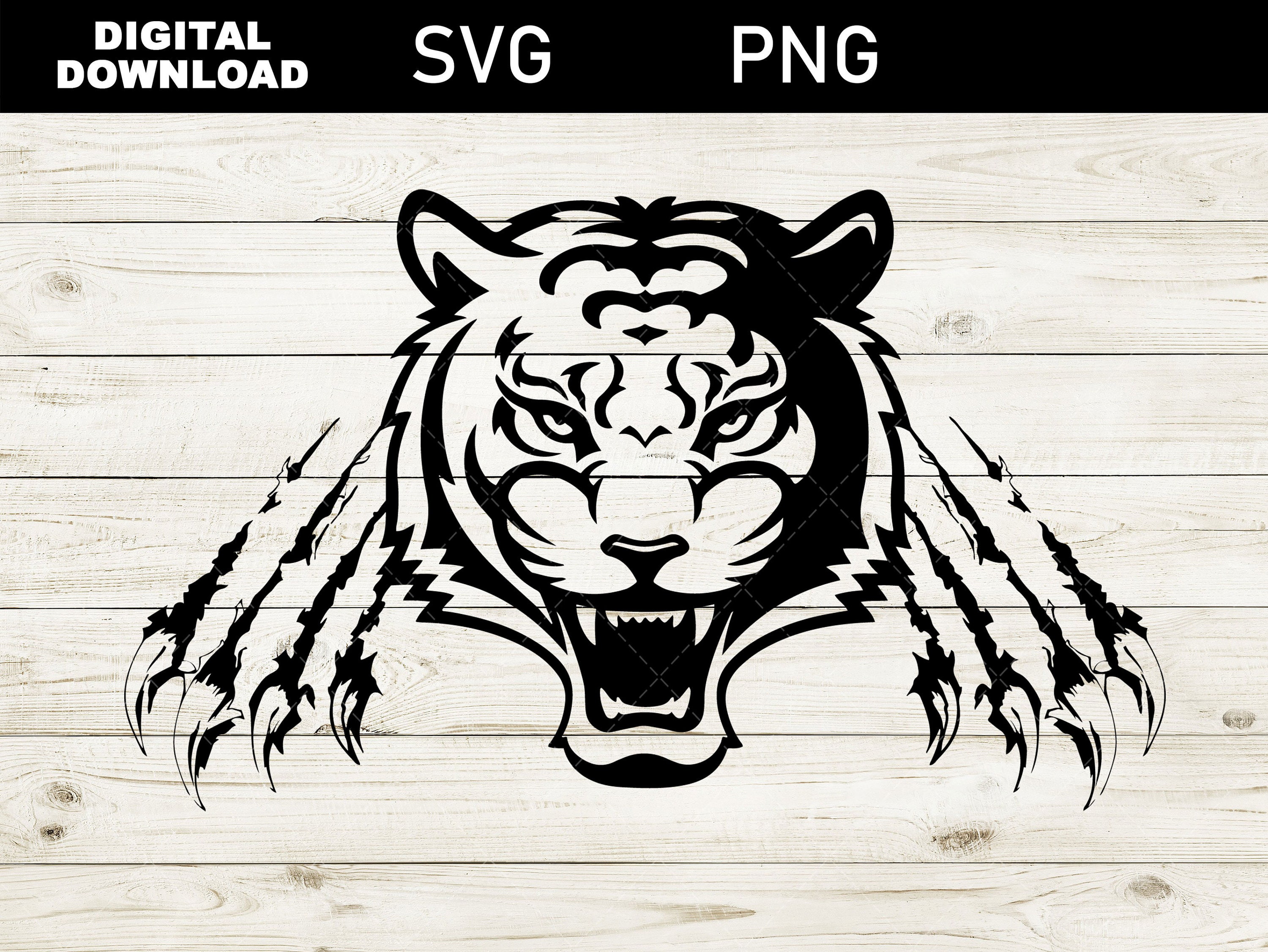 Tigers Svg Tiger Svg Tigers Mascot Svg Tigers Png Tigers - Etsy