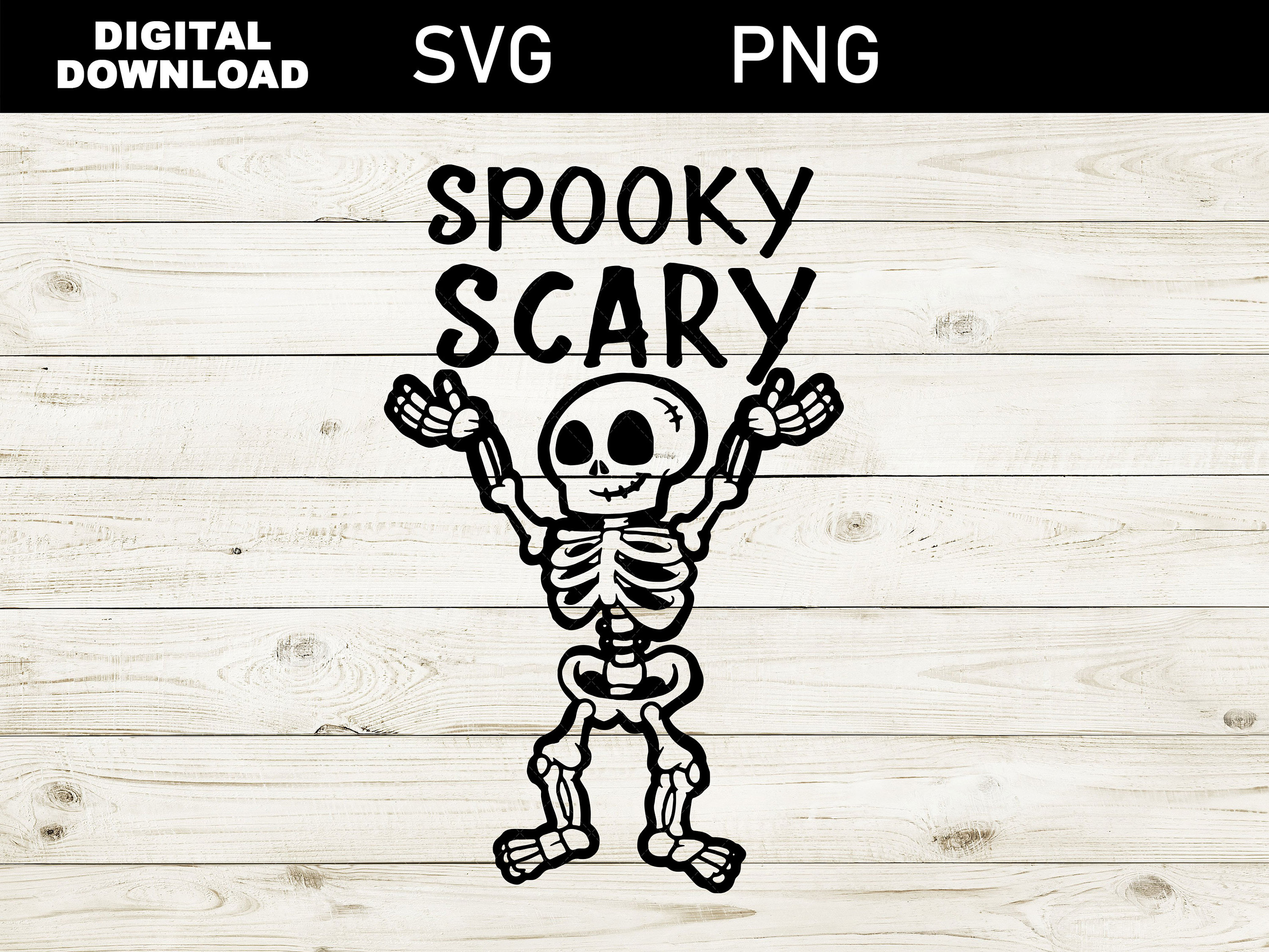 Spooky Scary Skeleton SVG, Skeleton Svg, Halloween Cricut Svg ...