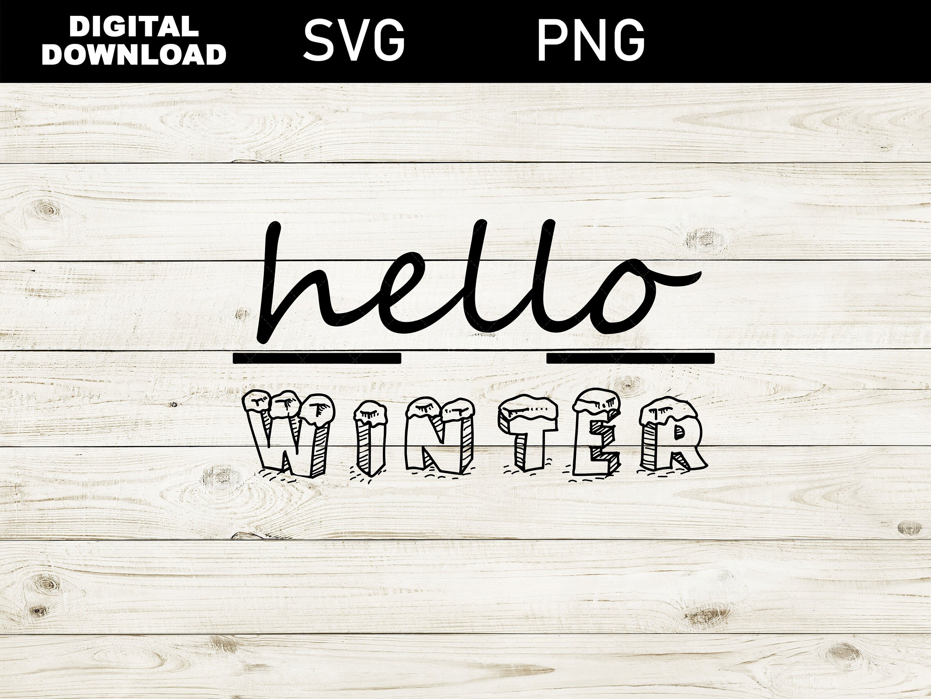 Winter Svg Hello Winter Svg Christmas Svg Winter Quote Svg - Etsy