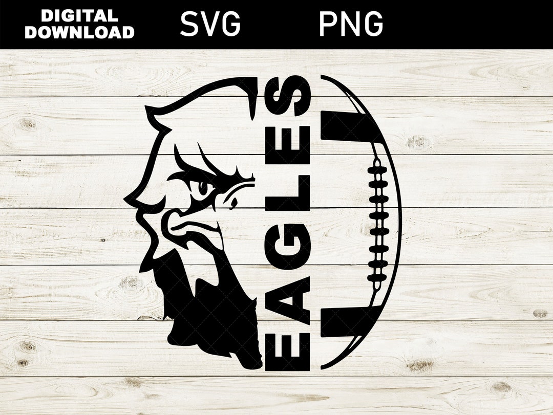 Eagles Football Svg, Eagles Svg, Football Svg, Cut File, Sports Svg ...