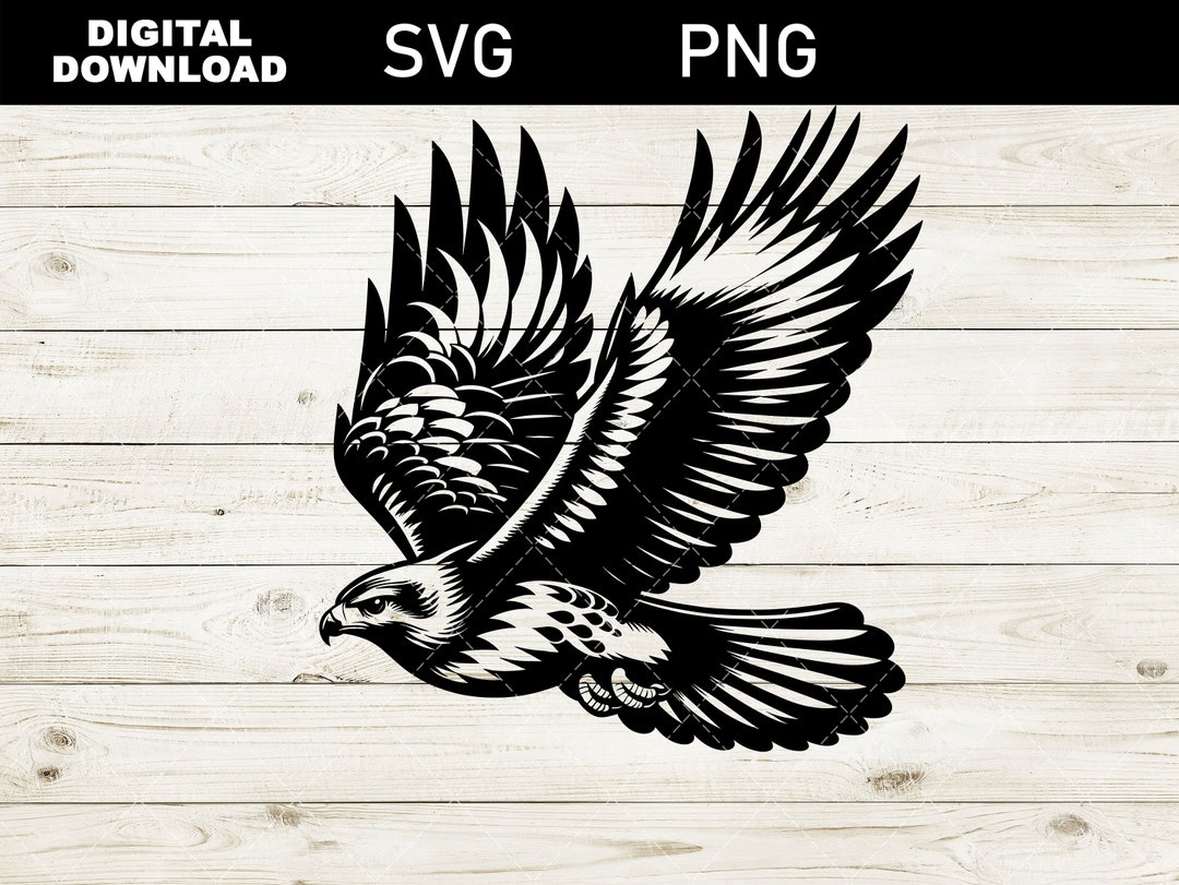 Hawk SVG & Png File, Hawk Svg, Bird Svg Png, Hawks Svg Mascot, Hawks ...