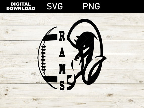 Rams SVG Football SVG SVG Cutting Filesrams Football - Etsy
