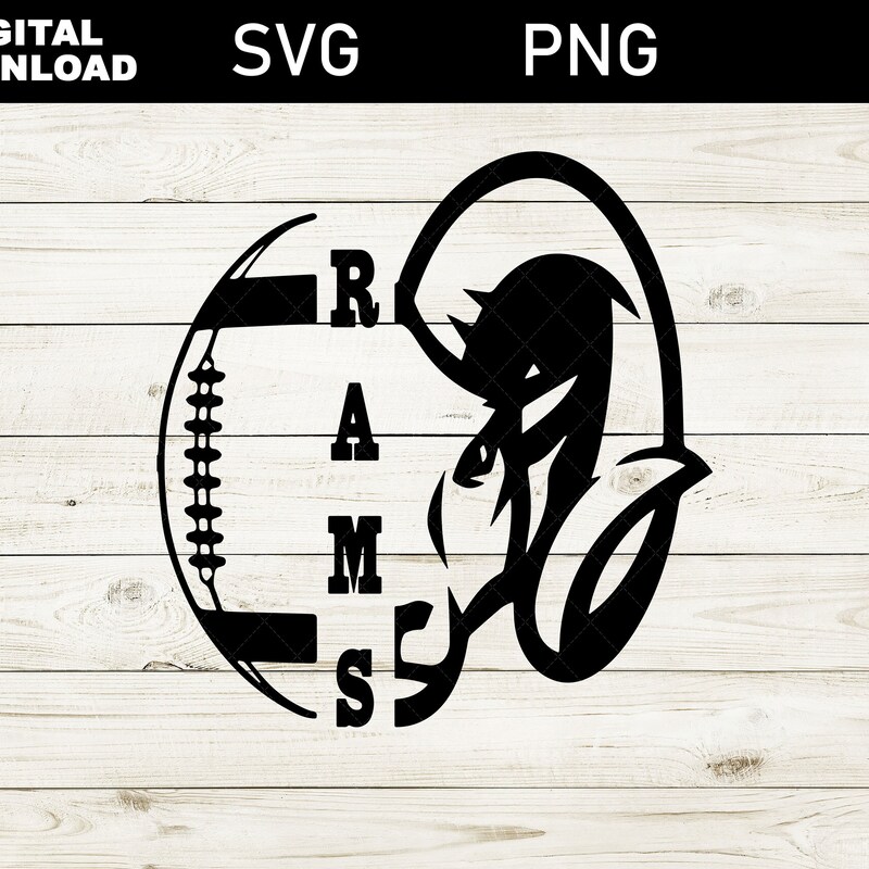 Rams Svg - Etsy