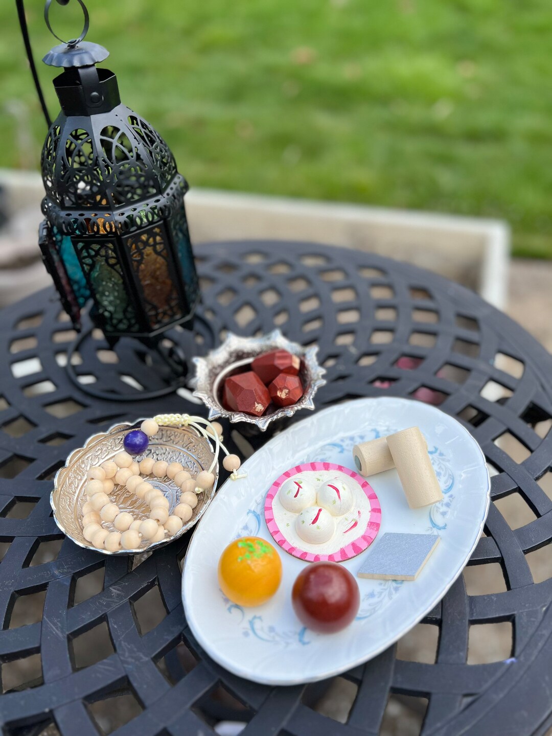 Wooden Play Food, Eid is Sweet, Muslim Kids Gift, Tasbih, Mithai ...