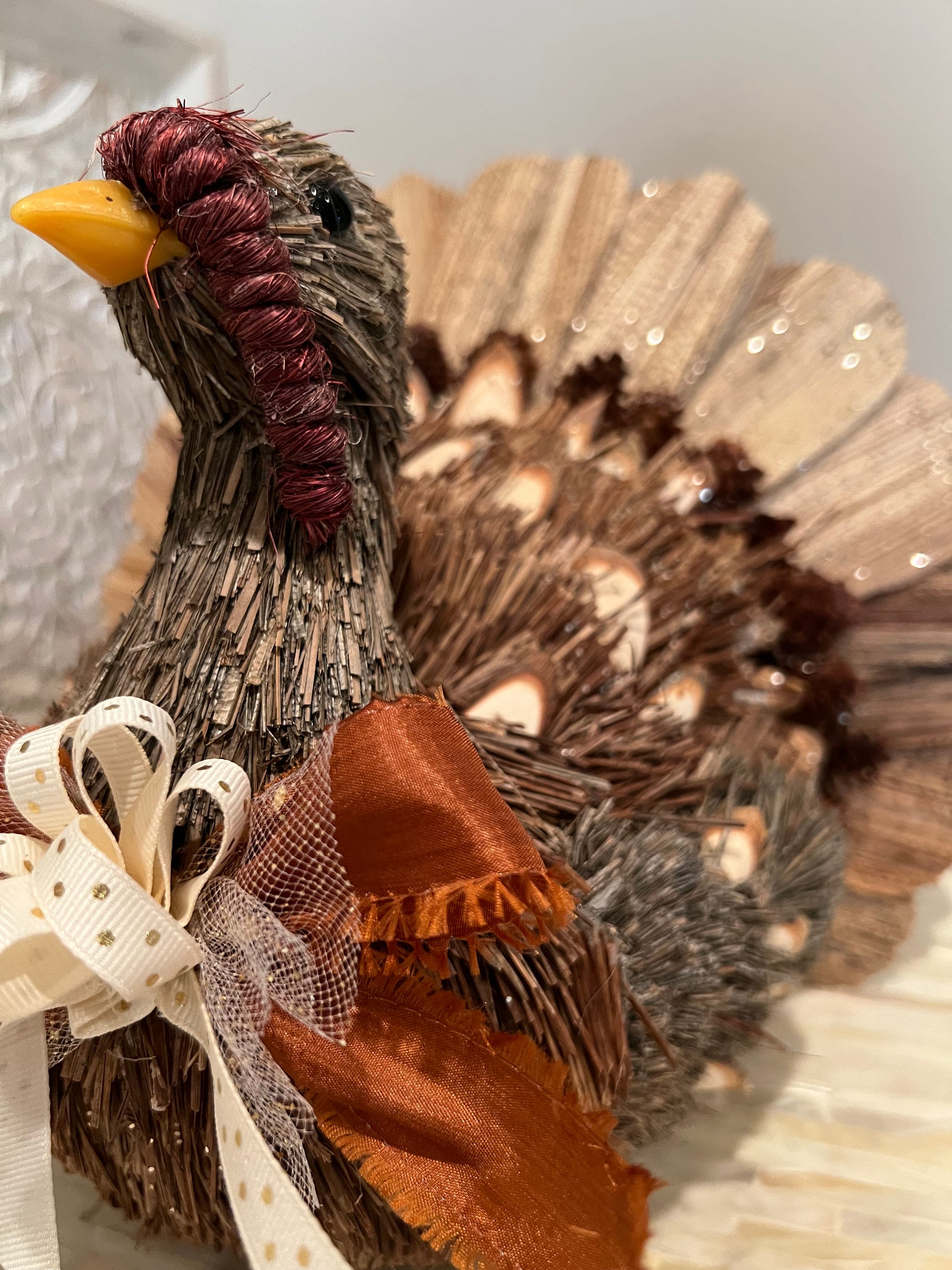 Thanksgiving Turkey Centerpiece Decor, Harvest Turkey Centerpiece Decor ...