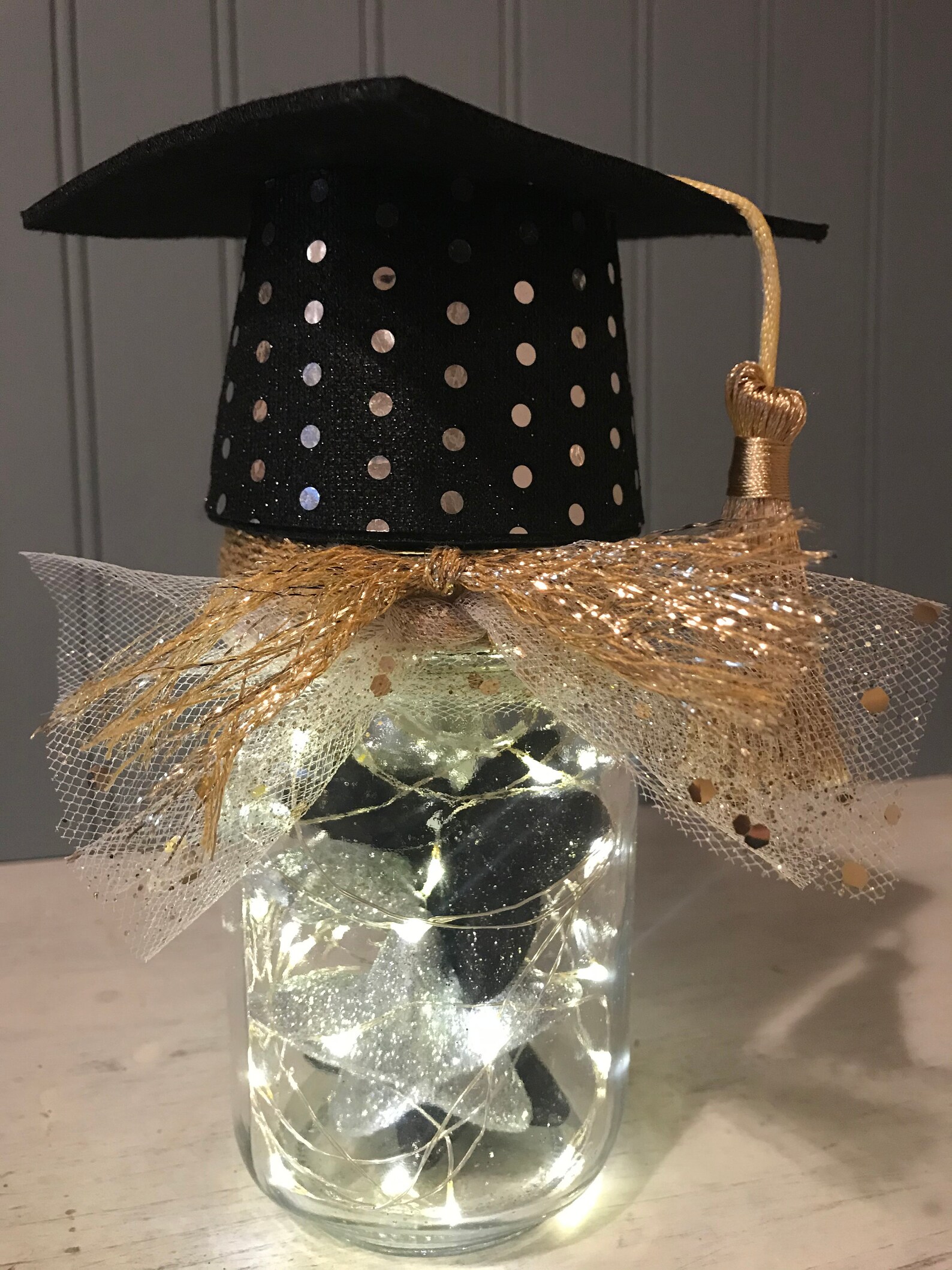 Graduation Decor Centerpiece Mason Jar Graduation Decor W | Etsy