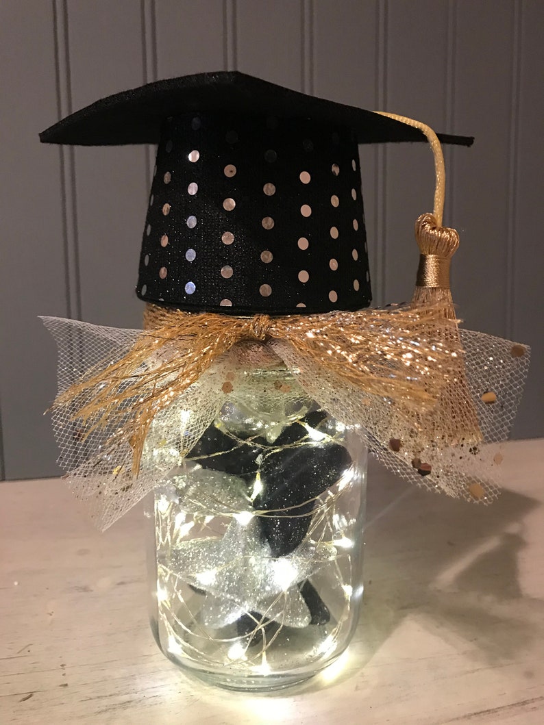 Graduation Decor Centerpiece Mason Jar Graduation Decor W | Etsy