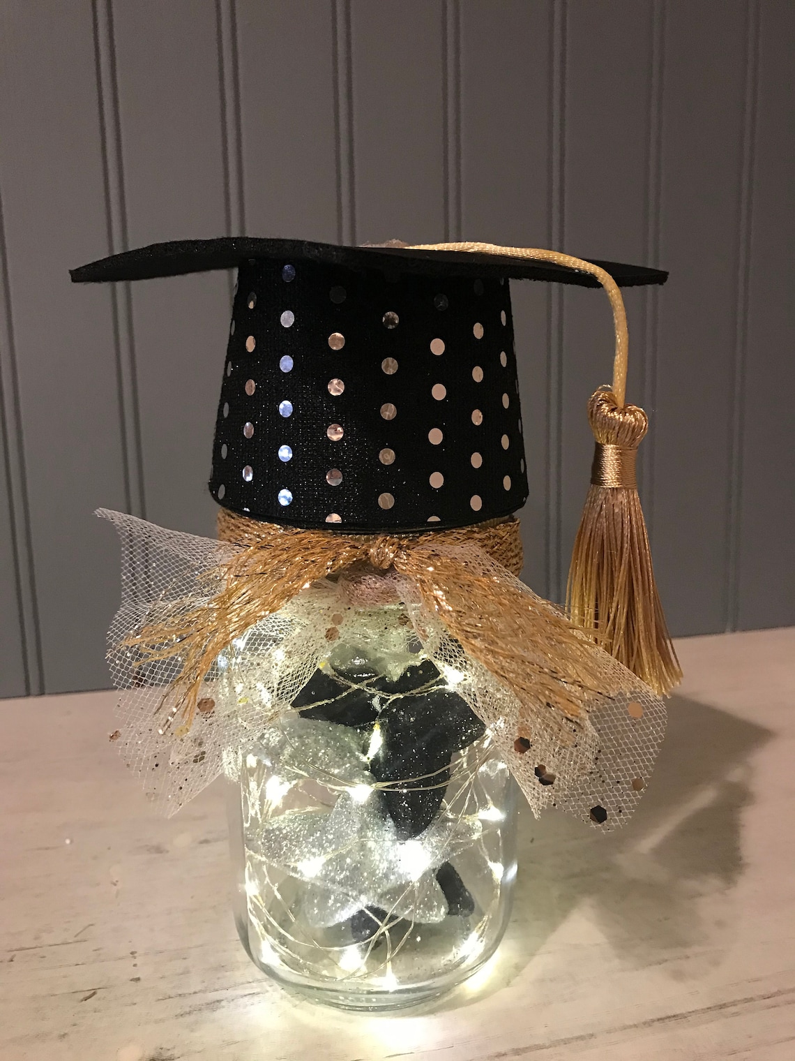 Graduation Decor Centerpiece Mason Jar Graduation Decor W | Etsy
