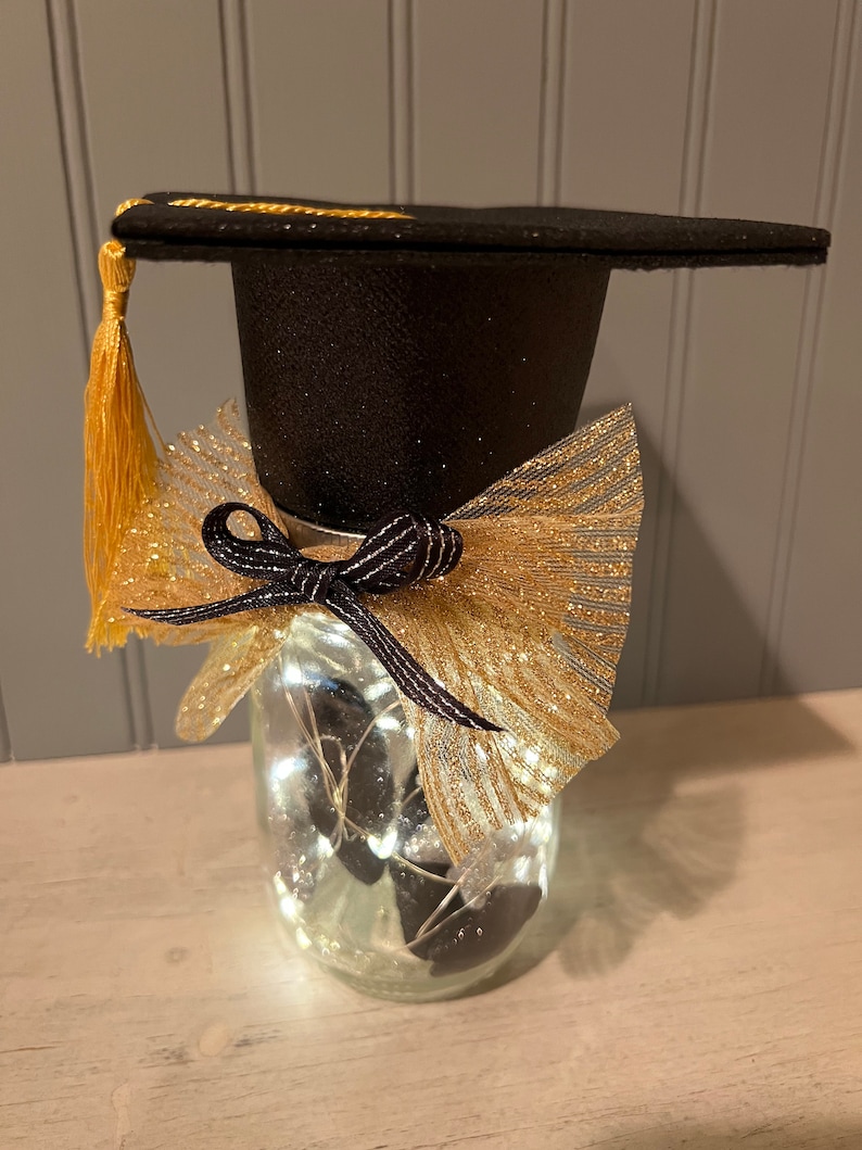 Graduation Decor Centerpiece Mason Jar Graduation Decor With | Etsy