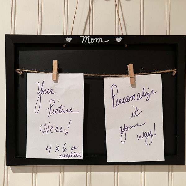 Clothes Pin Frame - Etsy