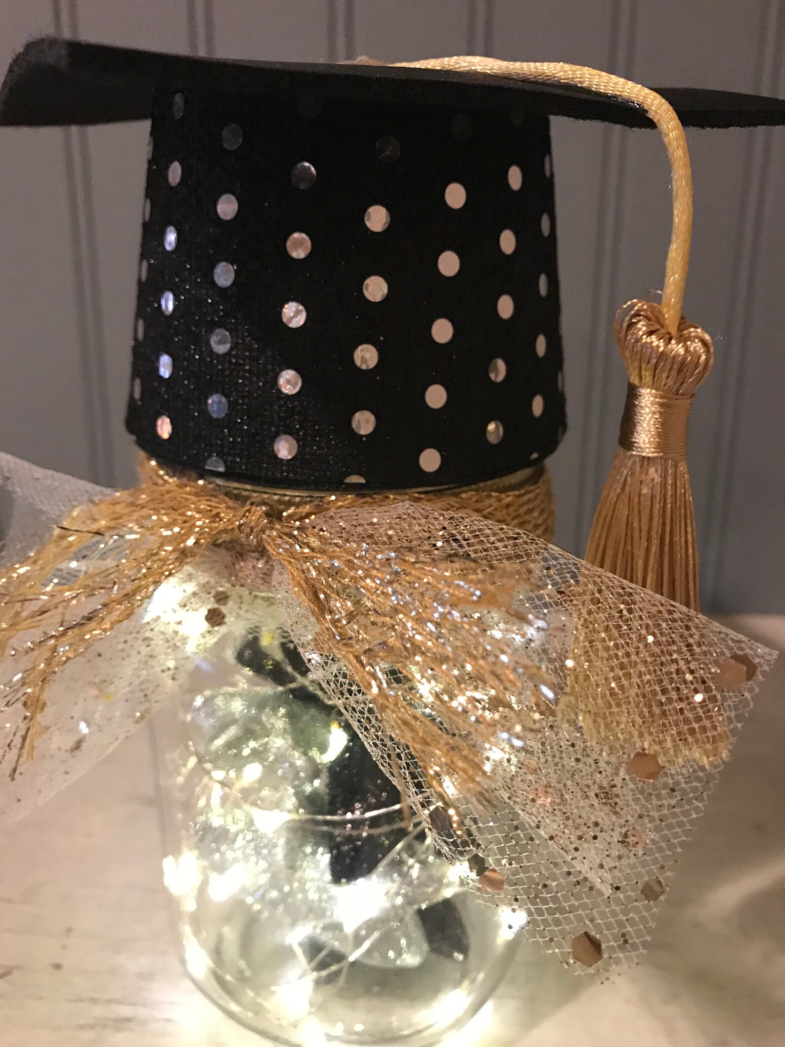 Graduation Decor Centerpiece Mason Jar Graduation Decor W | Etsy