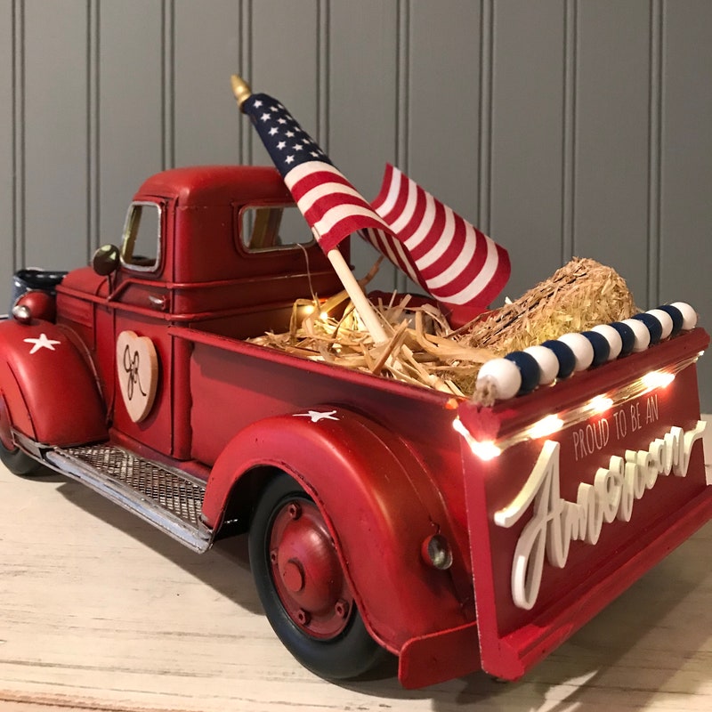 Red Truck Decor - Etsy