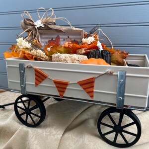 Harvest Wagon Centerpiece, Fall Wagon Decor, Thanksgiving Decor ...