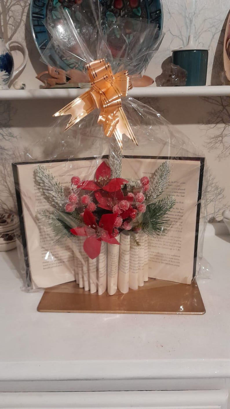 Fab Bespoke & Upcycled Book Vase - Etsy