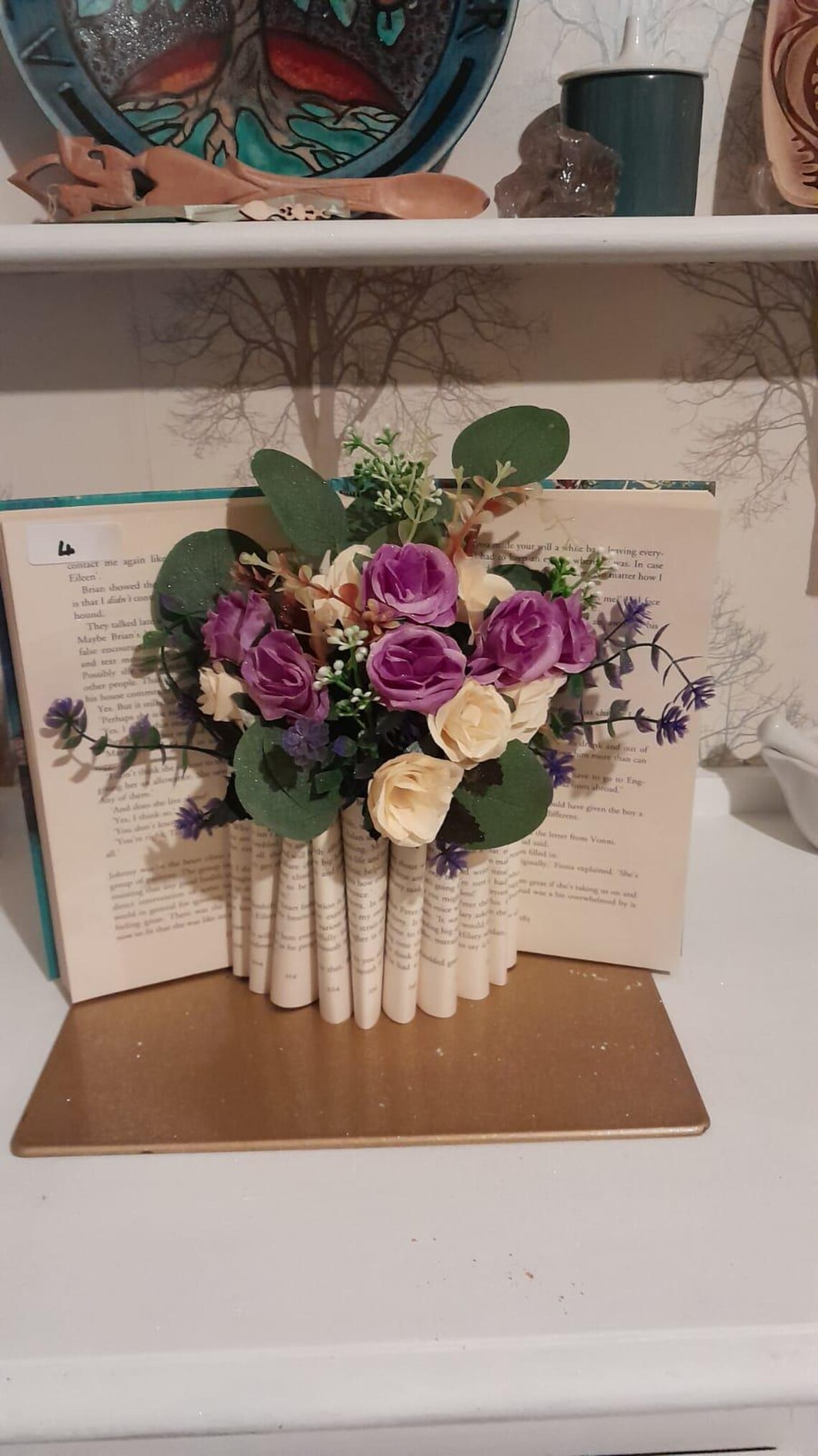 Fab Bespoke & Upcycled Book Vase - Etsy