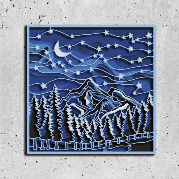 Shadow Box Svg - Etsy