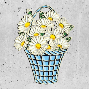 Daisy SVG, Daisy Cutting File Layered File, Daisy 3D Svg, 3D File ...