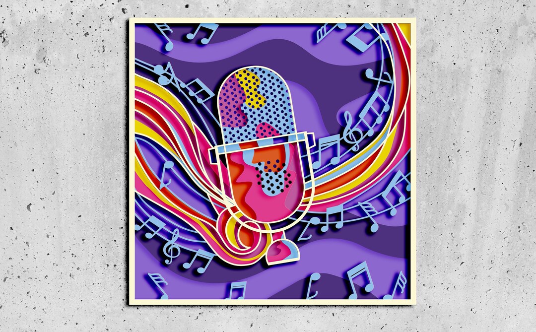 Musical Instruments 3D Mandala Svg, Mandala Music File, Plywood Sawing ...