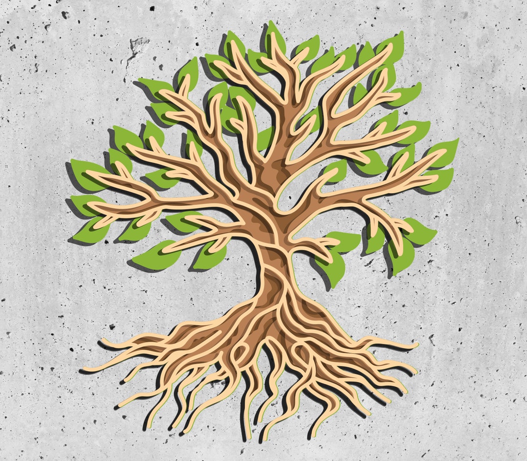 3D Tree of Life SVG Layered Mandala Svg Files for Cricut Laser Cut ...