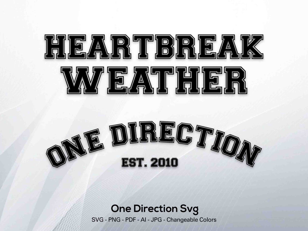 One Direction Svg One Direction Logo Jpg Png Ai Pdf Cricut - Etsy