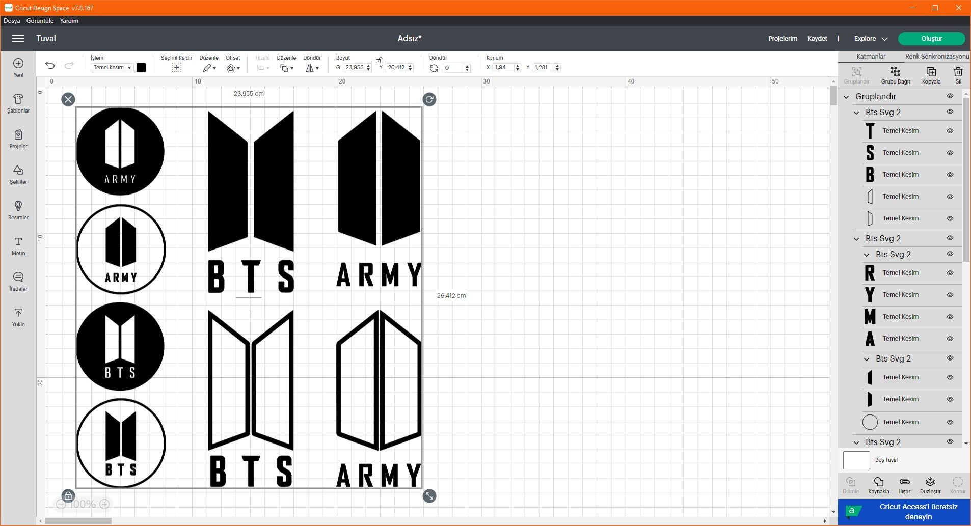 BTS Logo Svg BTS ARMY Logo Svg - Etsy Hong Kong