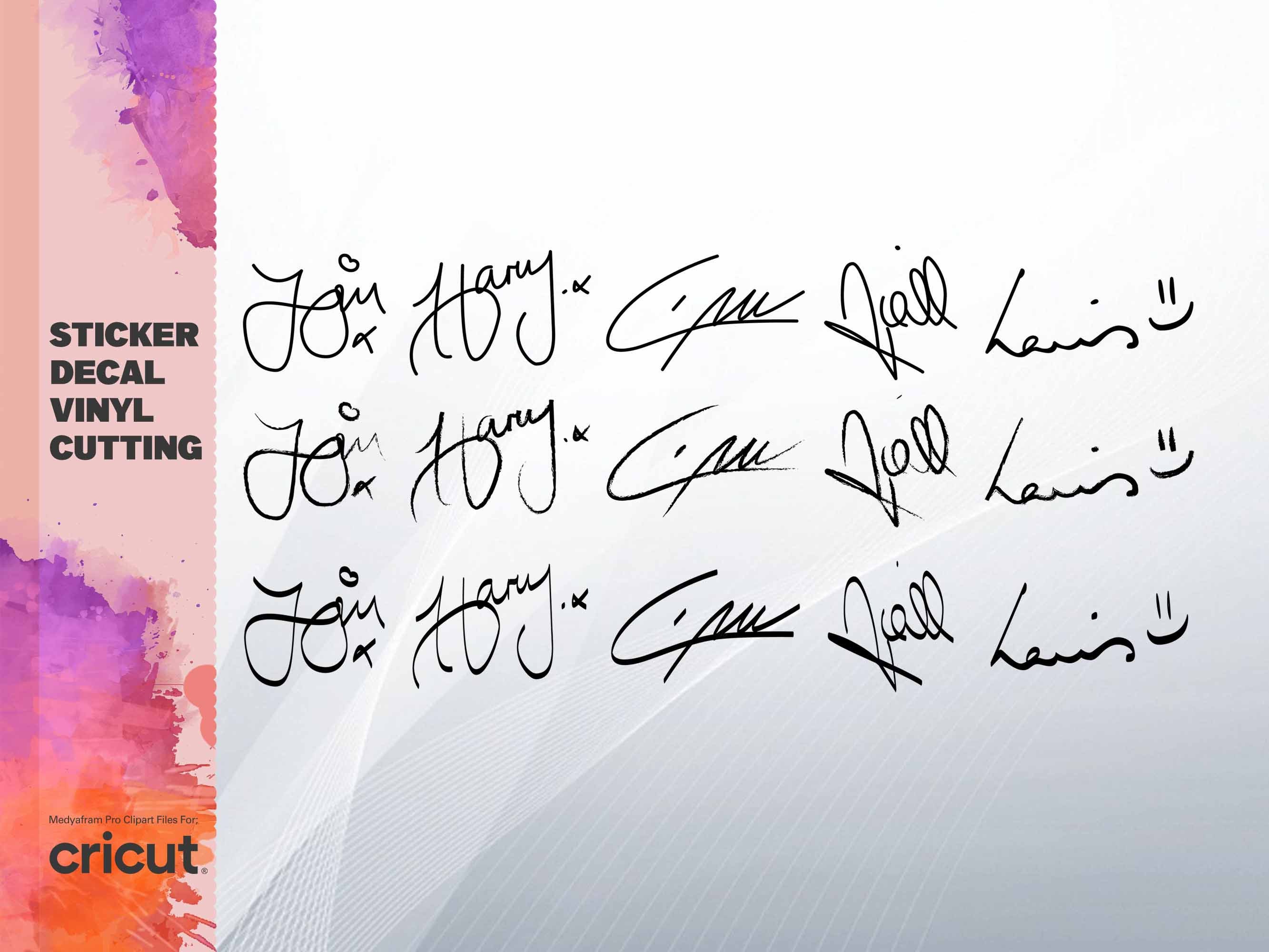 One Direction Signatures