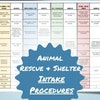Animal Shelter Intake Template Animal Rescue Intake Spreadsheet Vaccine ...