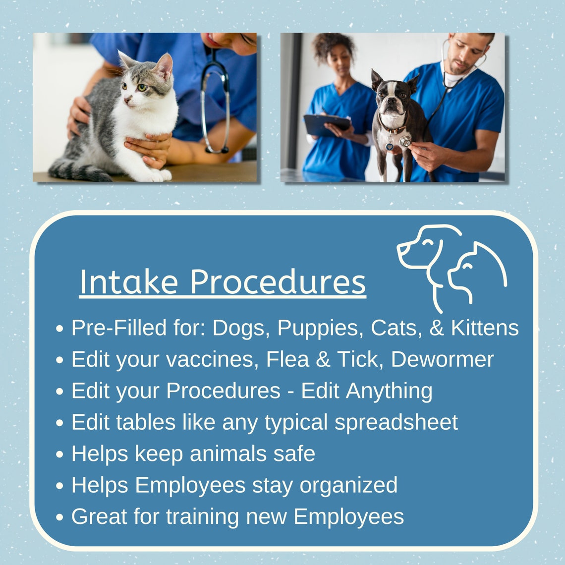 Animal Shelter Intake Template | Animal Rescue Intake Spreadsheet ...