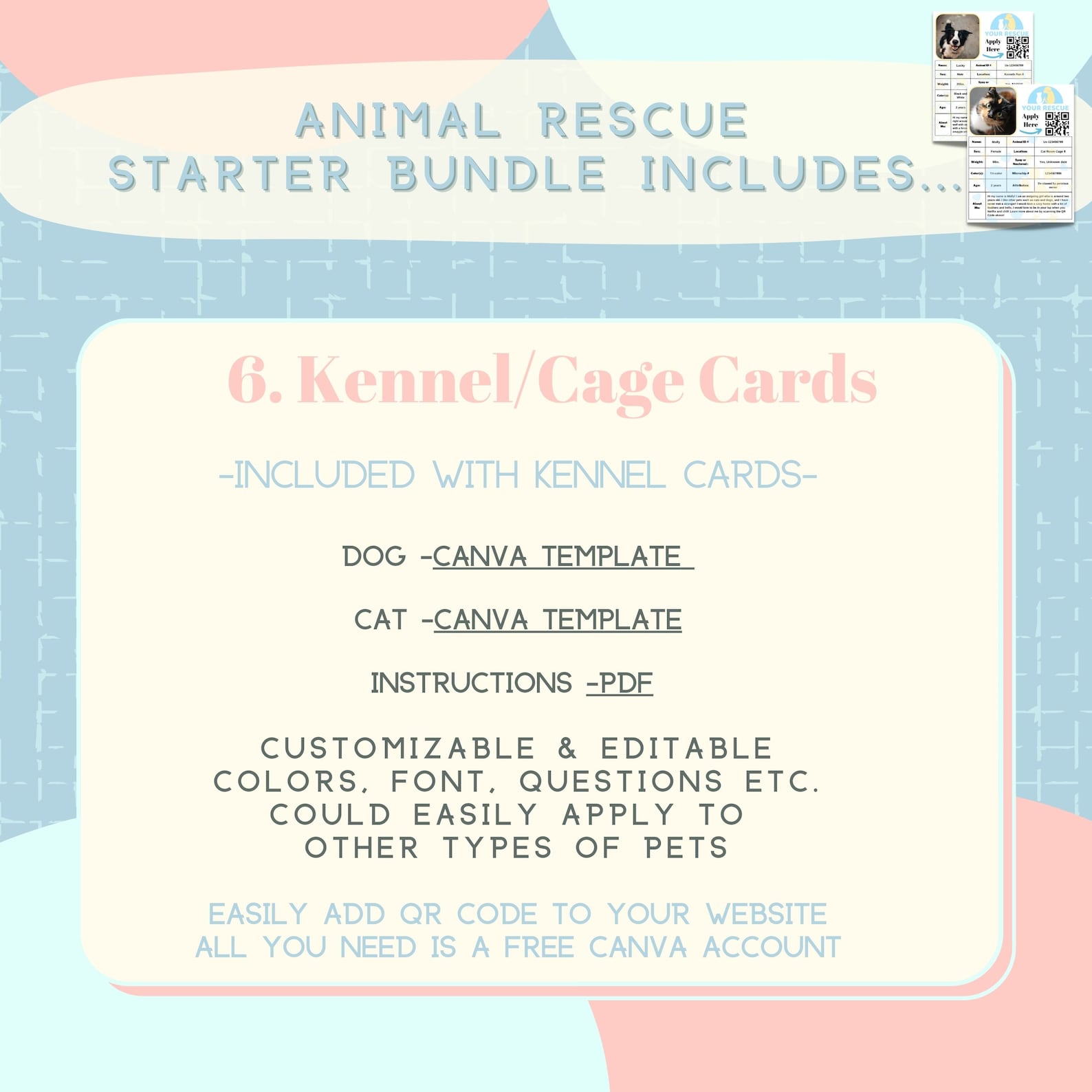 Start a Dog Rescue, Animal Rescue Starter Bundle, Open an Animal Rescue ...