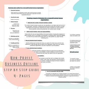 Business Outline for Starting a Non-profit Animal Rescue in the USA ...