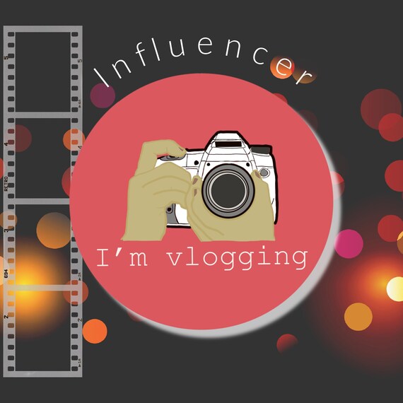 I'm Vlogging Sticker - Etsy