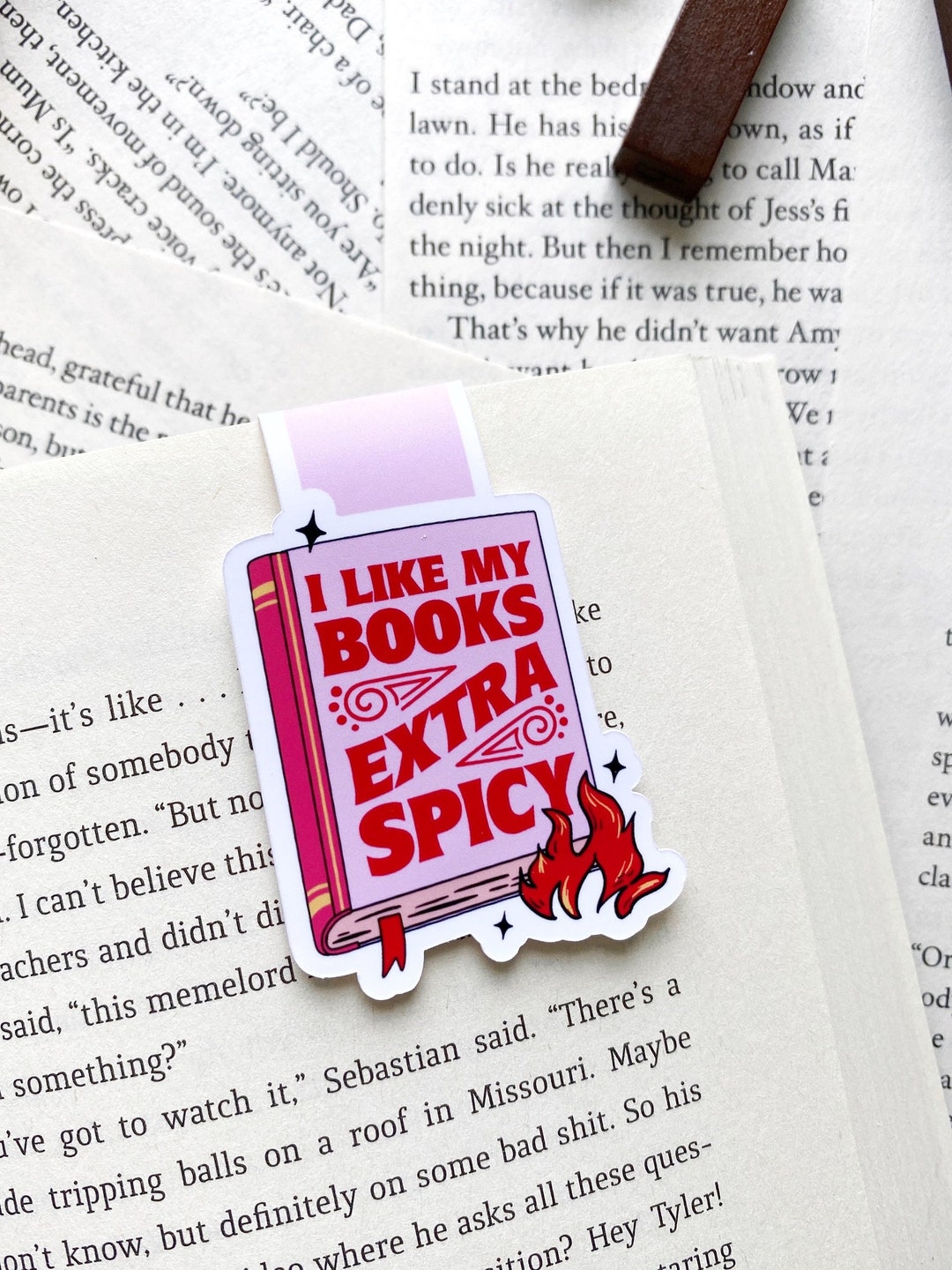Spicy Books Magnetic Bookmark | Gifts for Readers - Etsy Canada