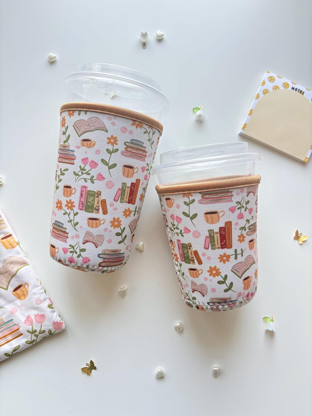 Coffee Cup Sleeve Cup Coozie Bookish Coffee Sleeve - Etsy