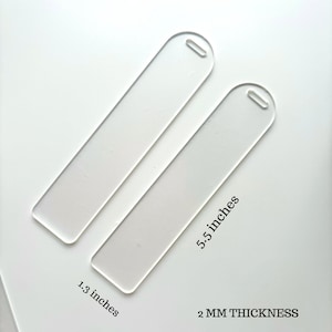 Acrylic Bookmark Blanks - Etsy