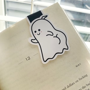 Ghost Magnetic Bookmark | Gifts for Readers - Etsy