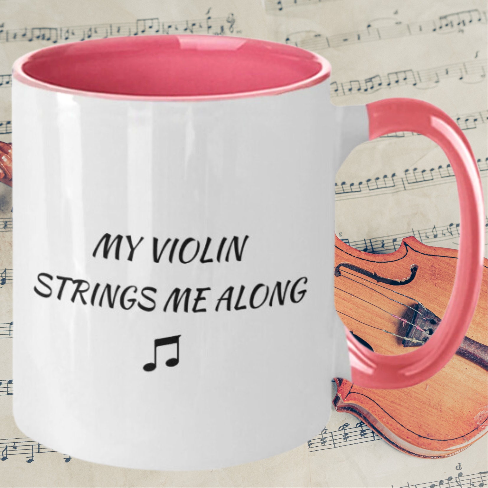Violinist Coffee Mug, Violin Player Gift, Violin Mug, Musician Mug ...