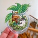 Cute Hamster Terrarium Clear Vinyl Sticker | Plants and Nature | Laptop ...
