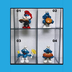 FASTFOOD-0404 Vintage Smurf Collection Nice Pre-owned FAST FOOD Theme ...