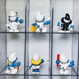 MED-0604 Smurfs Collection- Nice Pre-owned Vintage Peyo Schleich Smurf ...