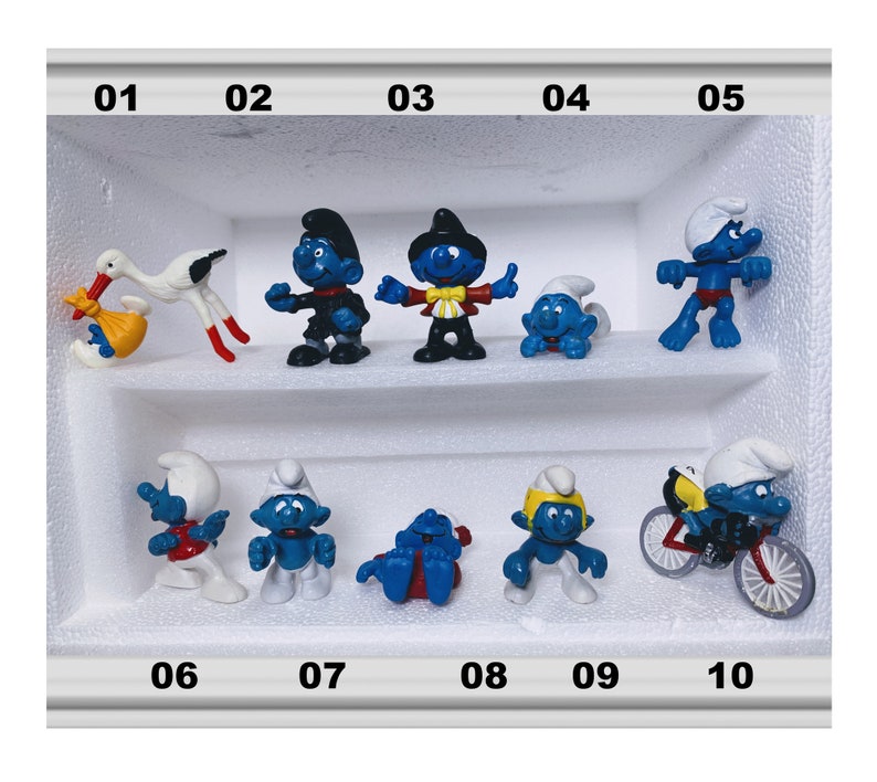 SWOA-1002 Pick Your Smurf Figure Without Accessories (missing Props ...