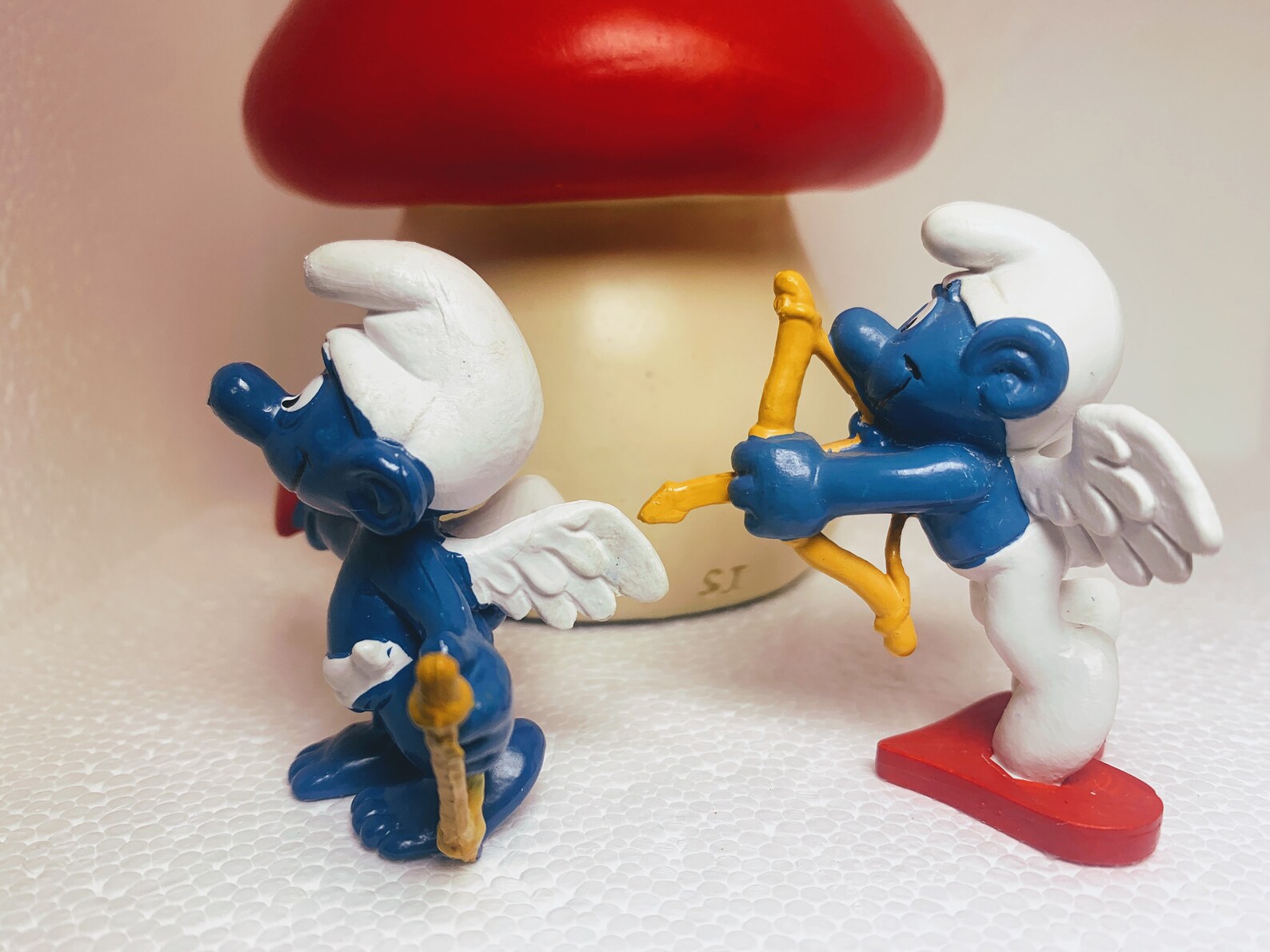 Love-0205_love Smurfs Collection Set of 2 Vintage Pre-owned Valentine ...