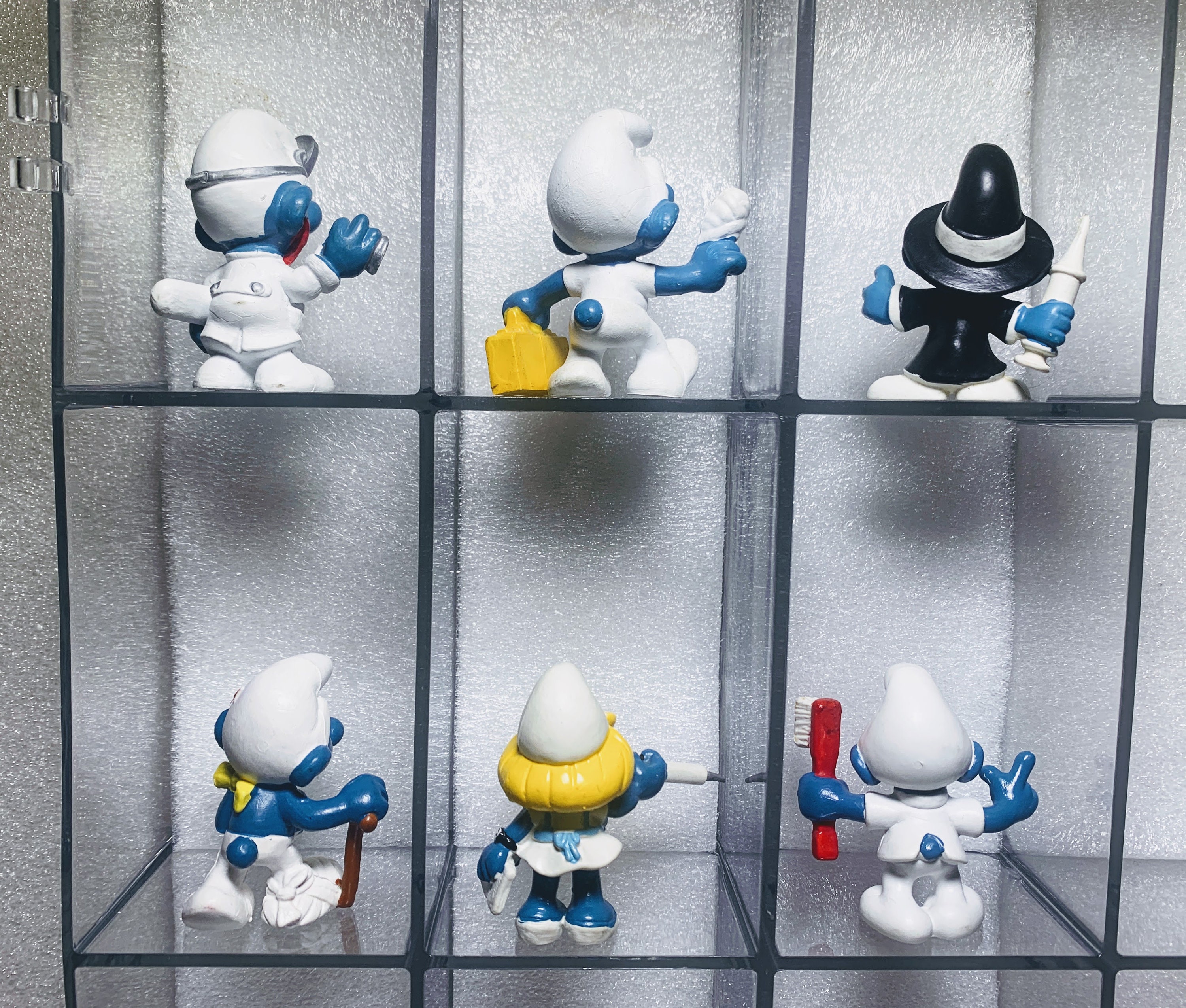 MED-0602 Smurfs Collection Nice Pre-owned Vintage Schleich Smurf ...