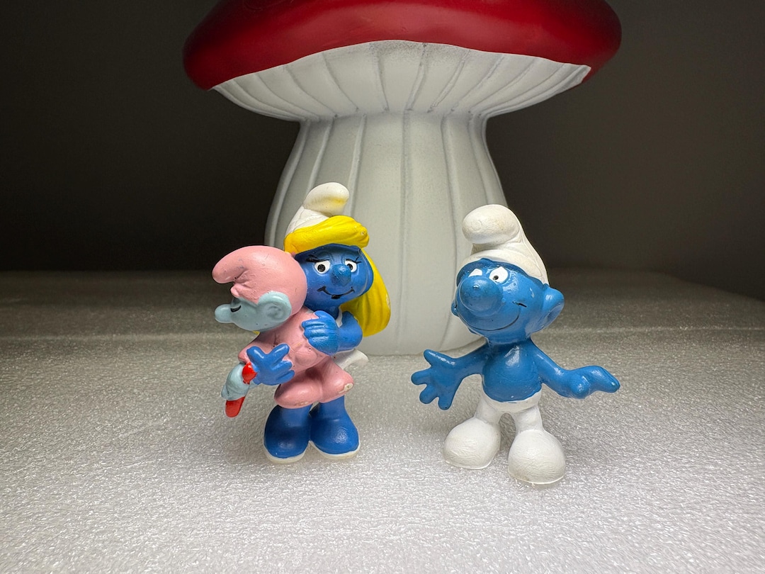 Couple-22_smurfs Collection Vintage Pre-owned Smurf Couple Figures ...