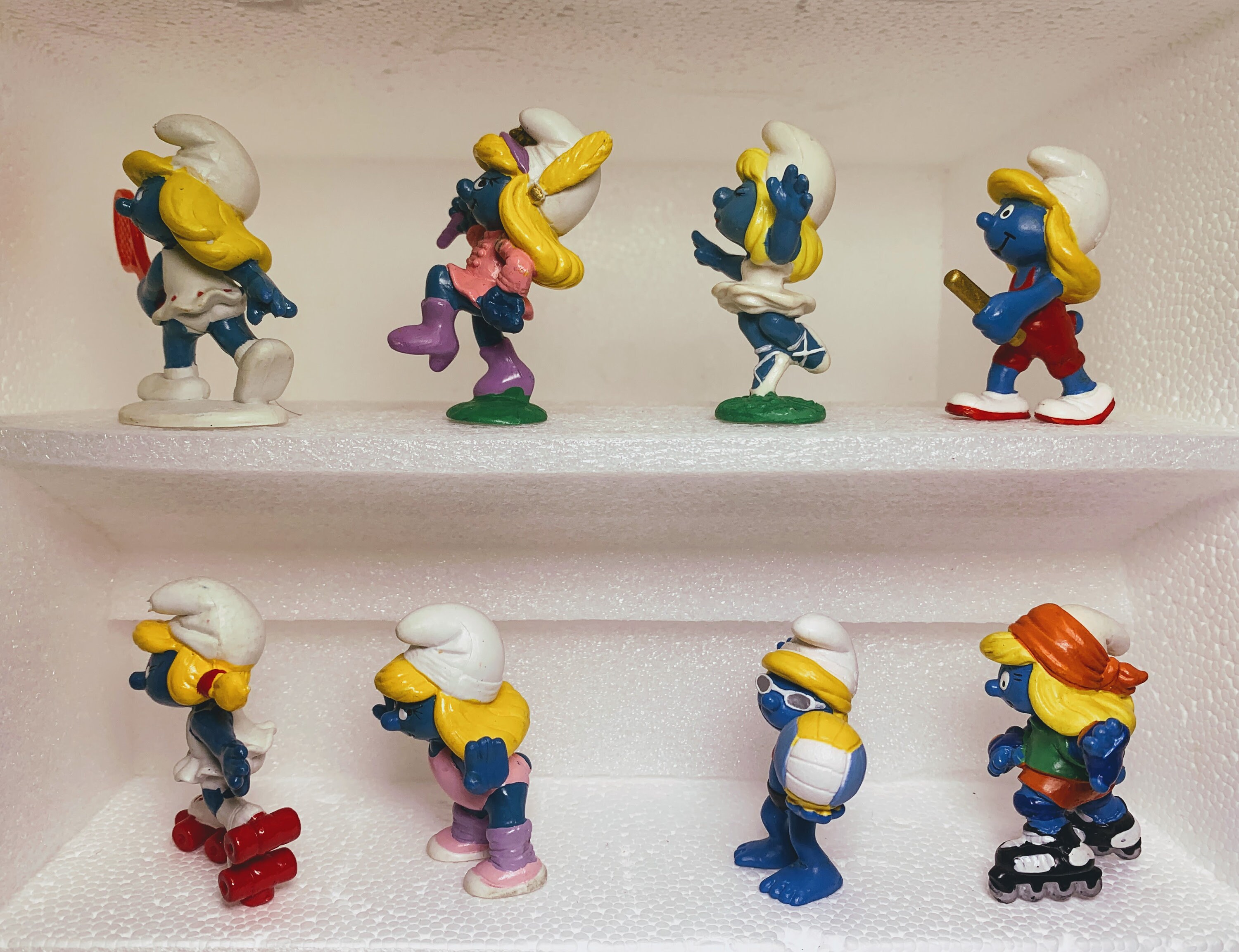 Smurfs SMFT08-06 Vintage Smurf Collection Nice Pre-owned Smurfette ...