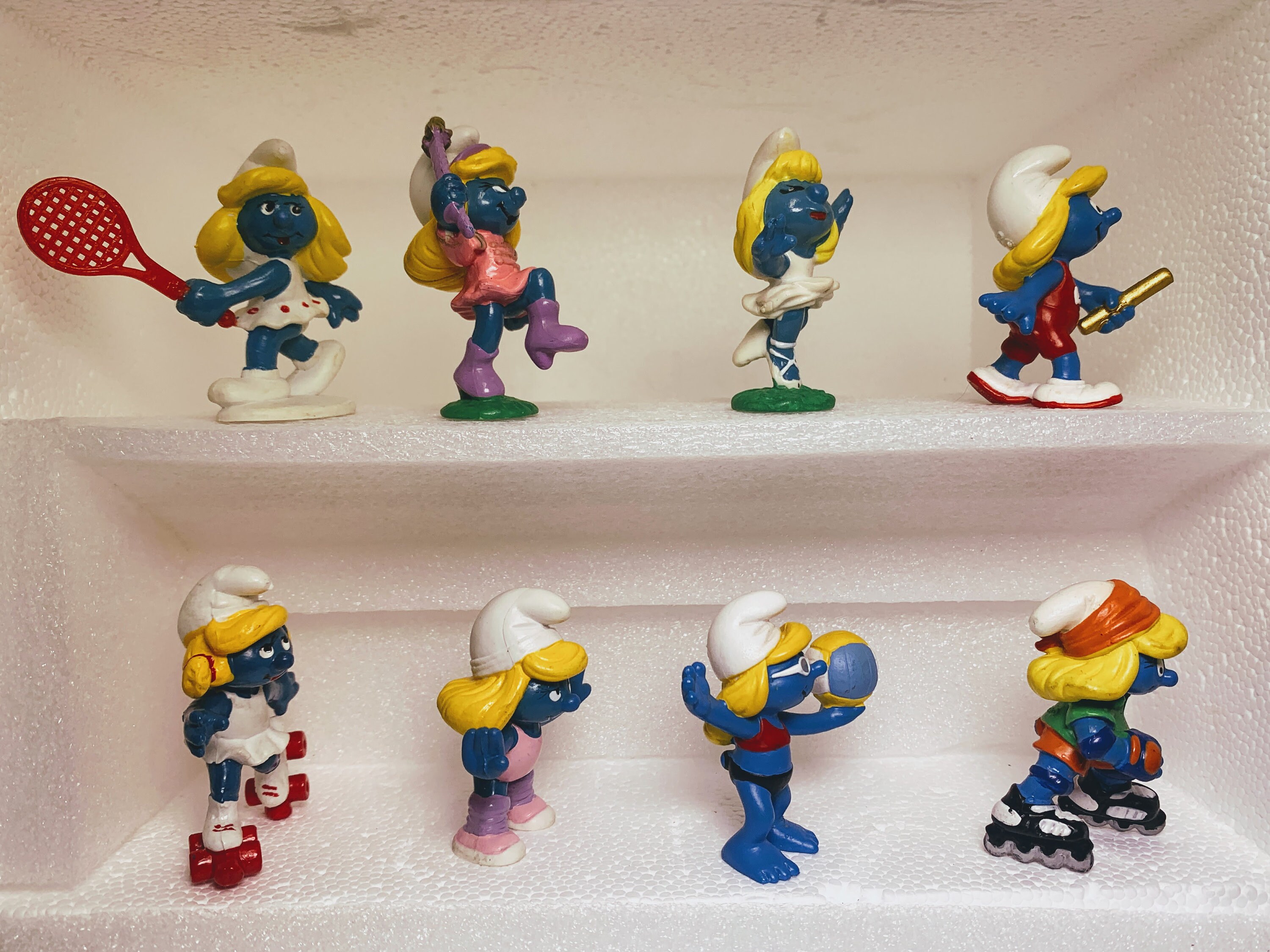 Smurfs SMFT08-06 Vintage Smurf Collection Nice Pre-owned Smurfette ...